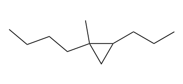Semiochemical compound: 1-Butyl-1-methyl-2-propylcyclopropane | C11H22