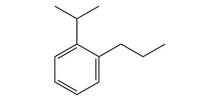 The Kovats Retention Index: 1-Isopropyl-2-propylbenzene (C12H18)