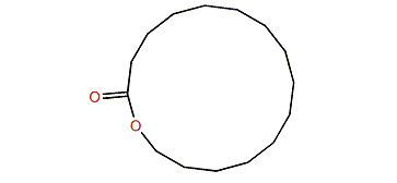 Semiochemical compound: 15-Pentadecanolide | C15H28O2