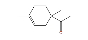 Plant Compound: 1-(1,4-Dimethyl-3-cyclohexen-1-yl)-ethanone | C10H16O)
