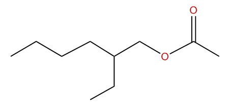 The Kovats Retention Index: 2-Ethylhexyl acetate (C10H20O2)