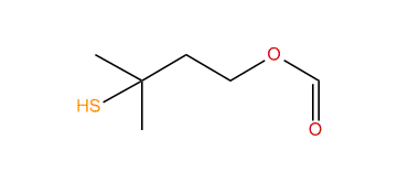 The Kovats Retention Index: 3-Mercapto-3-methylbutyl formate (C6H12O2S)