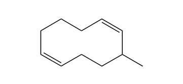 The Kovats Retention Index: 3-Methyl (Z,Z)-1,6-cyclodecadiene (C11H18)
