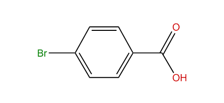 The Kovats Retention Index: 4-Bromobenzoic acid (C7H5BrO2)