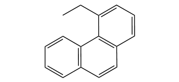 The Kovats Retention Index: 4-Ethylphenanthrene (C16H14)