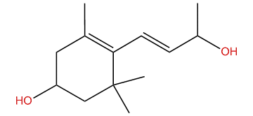 The Kovats Retention Index: 4-Hydroxy-beta-ionol (C13H22O2)