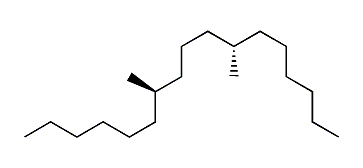 The Pherobase NMR: (7S,11R)-7,11-Dimethylheptadecane|7Sme11Rme-17Hy|C19H40