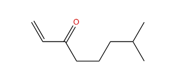 Semiochemical compound: 7-Methyl-1-octen-3-one | C9H16O