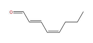 Semiochemical compound: (E,Z)-2,4-Octadienal | C8H12O