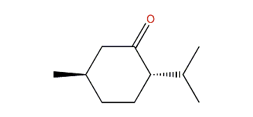 Plant Compound: (2S,5R)-5-Methyl-2-(1-methylethyl)-cyclohexan-1-one | C10H18O)
