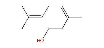 The Pherobase NMR: (Z)-3,7-Dimethyl-3,6-octadien-1-ol|Z-isogeraniol|C10H18O