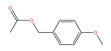 The Kovats Retention Index: 4-Methoxybenzyl acetate (C10H12O3)