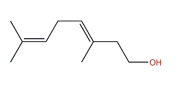 Plant Compound: 3,7-Dimethyl-3,6-octadien-1-ol | C10H18O)