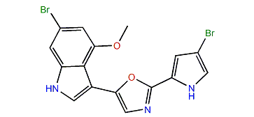 Semiochemical compound: Breitfussin E | C16H11Br2N3O2
