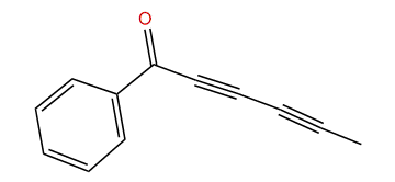 The Kovats Retention Index: 1-Phenylhexa-2,4-diyn-1-one (C12H8O)