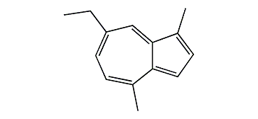 The Kovats Retention Index: 7-Ethyl-1,4-dimethylazulene (C14H16)