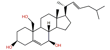 Semiochemical compound: (22E)-Cholesta-5,22-dien-3b,7b,19-triol | C27H44O3