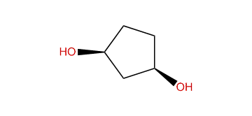 Semiochemical compound: (1R,3S)-Cyclopentane-1,3-diol | C5H10O2