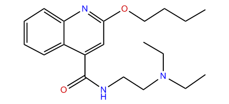 The Kovats Retention Index: Dibucaine (C20H29N3O2)