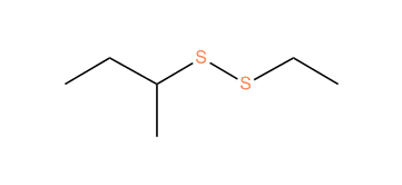 The Kovats Retention Index: Ethyl sec-butyl disulfide (C6H14S2)