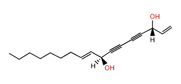 Semiochemical compound: (Z)-1,9-Heptadecadiene-4,6-diyne-3,8-diol | C17H24O2
