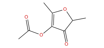 The Kovats Retention Index: 4-Acetoxy-2,5-dimethylfuran-3(2H)-one (C8H10O4)