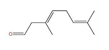 Plant Compound: (E)-3,7-Dimethyl-3,6-octadienal | C10H16O)