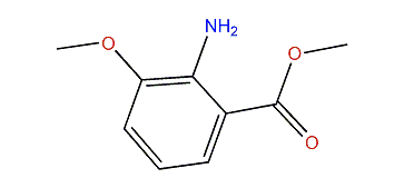 The Pherobase Floral Compound: Methyl 2-amino-3-methoxybenzoate (C9H11NO3)
