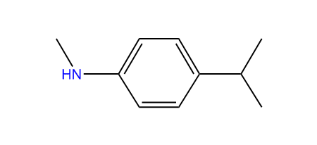 The Kovats Retention Index: 4-Isopropyl-N-methylaniline (C10H15N)