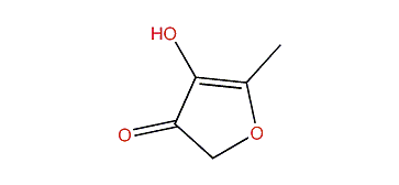 The Kovats Retention Index: 4-Hydroxy-5-methylfuran-3(2H)-one (C5H6O3)