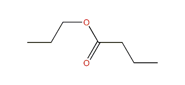 The Pherobase Floral Compound: Propyl butanoate (C7H14O2)
