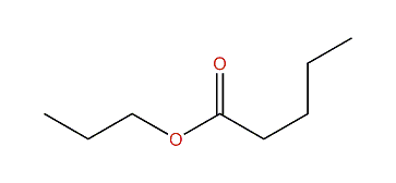 The Pherobase Floral Compound: Propyl pentanoate (C8H16O2)