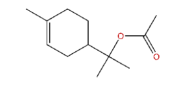 The Pherobase Synthesis - terpinyl acetate | C12H20O2